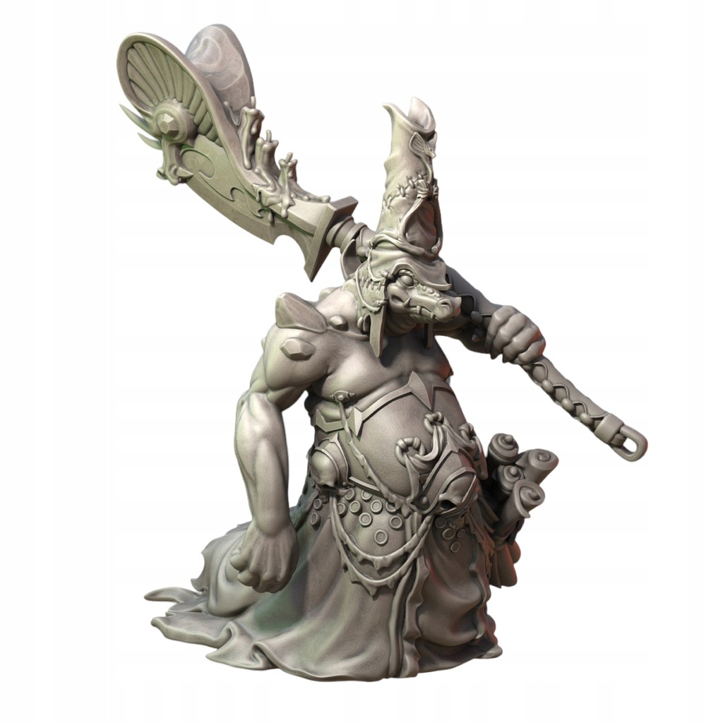 Serpentfolk szaman figurka rpg dnd druk 3d 8k - 14310266524 - oficjalne ...
