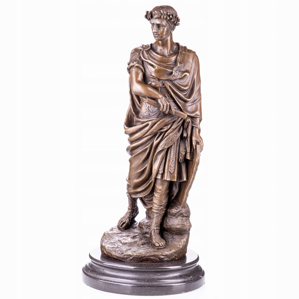Figura z Brązu Rzeźba Juliusza Cezara wg N.Coustou - 12345103428 ...