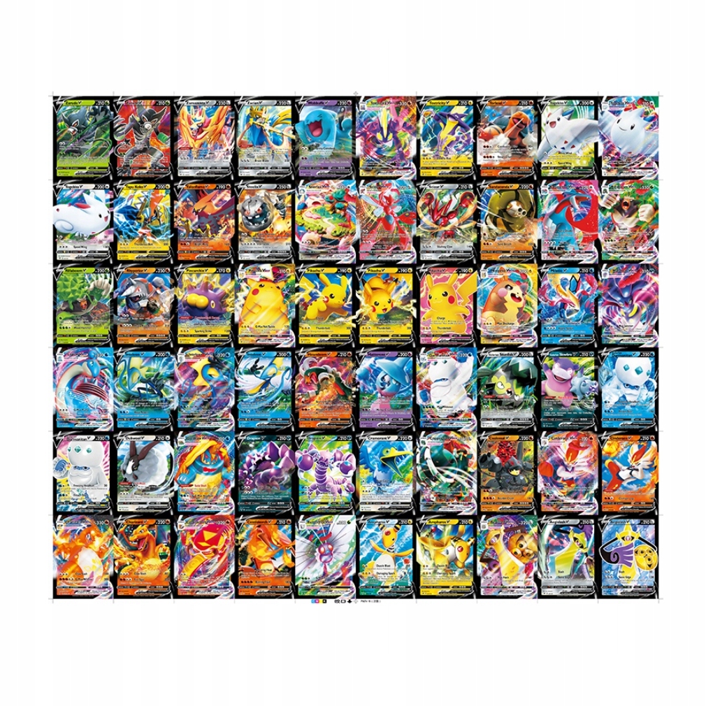 60 sztuk DUŻY ZESTAW Karty POKEMON RÓŻNE - 12854296664 - oficjalne archiwum Allegro