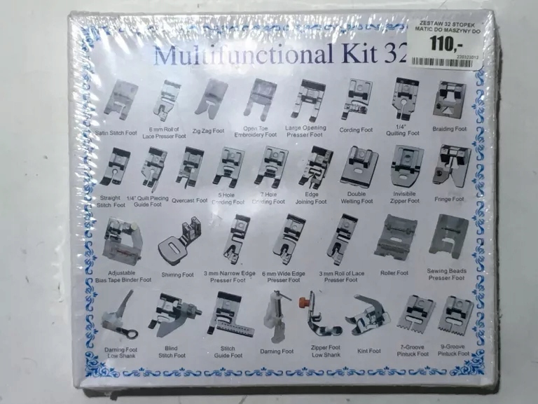 ZESTAW STOPEK MATIC DO MASZYNY DO SZYCIA 32 ELEM. - 13053586236 ...