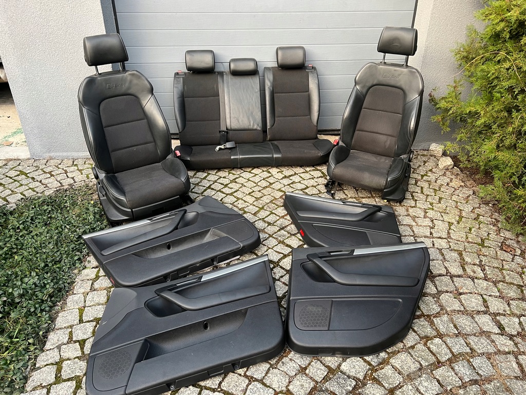 FOTELE S LINE AUDI A3 8P 5D KOMPLET - 13297587226 - oficjalne archiwum Allegro