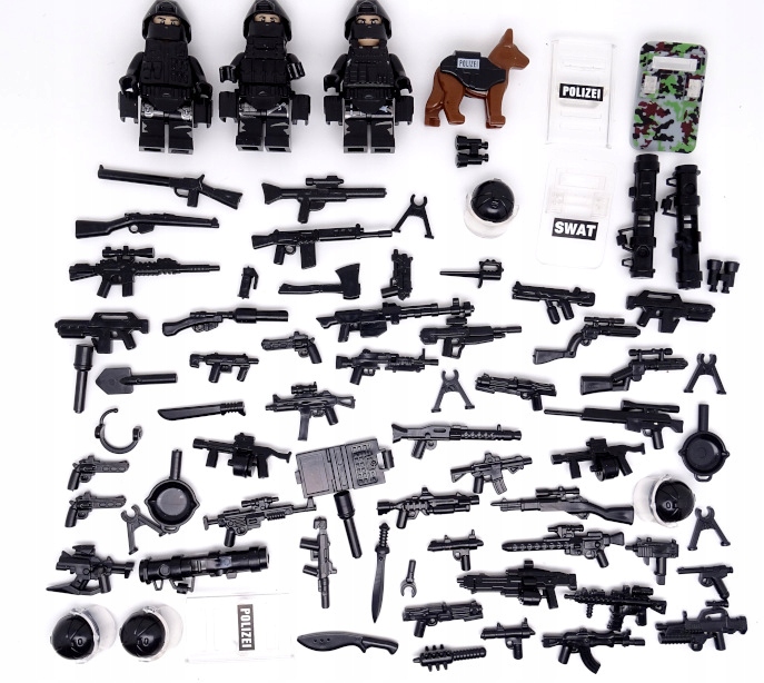 Pistolety do Lego Armia Wojsko Broń Zestaw hc-s1 - 11983173978 ...