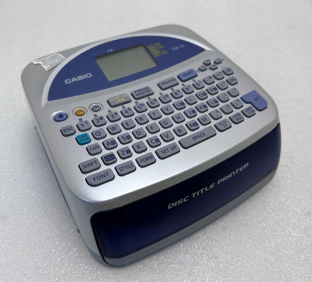 Profesjonalna Drukarka do płyt CD DVD Casio CW-75 (A) - 15141302292 ...