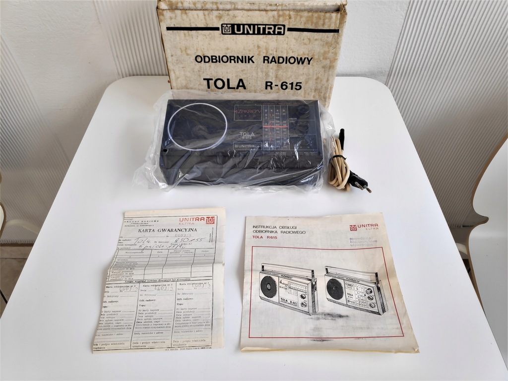 UNITRA ELTRA TOLA R-615 KARTON PRL - 12353395440 - oficjalne archiwum ...
