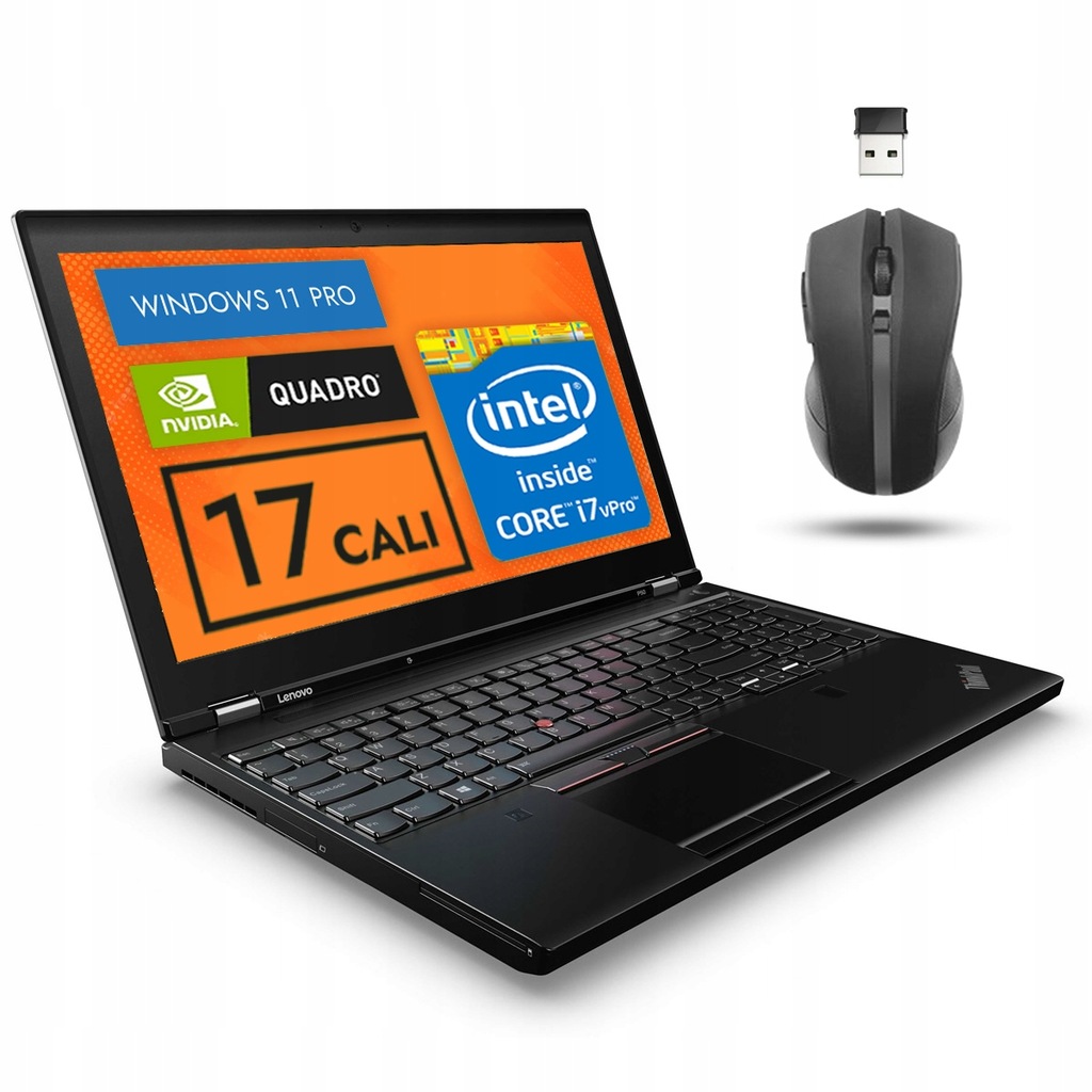 Lenovo Thinkpad 17,3" i7-HQ 16GB 512SSD QUADRO IPS - 13775713317 ...