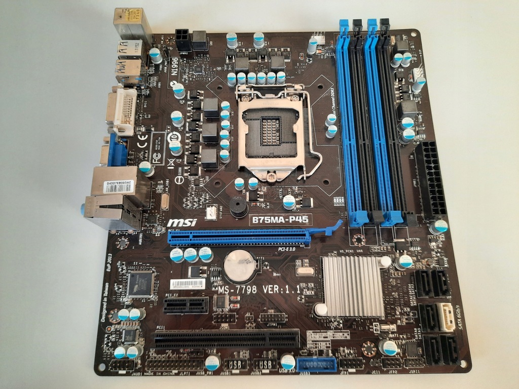 Płyta główna MSI B75MA-P45 Micro ATX 4x DDR3 1155 - 11480982668 ...