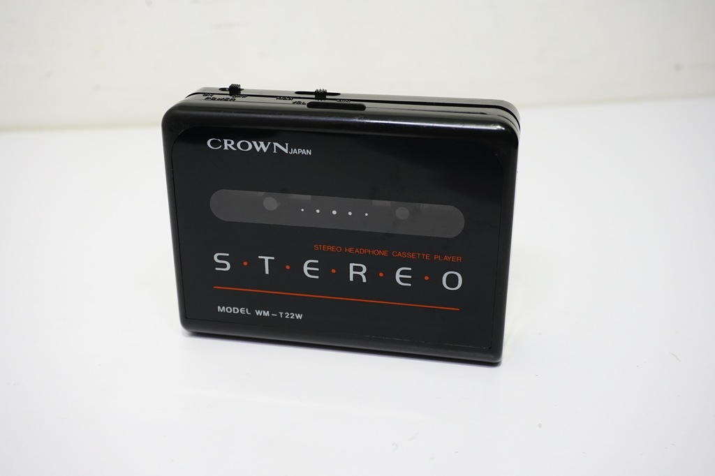 Retro Odtwarzacz Kaset Walkman Crown Stereo Uszk. - 11990130737 ...