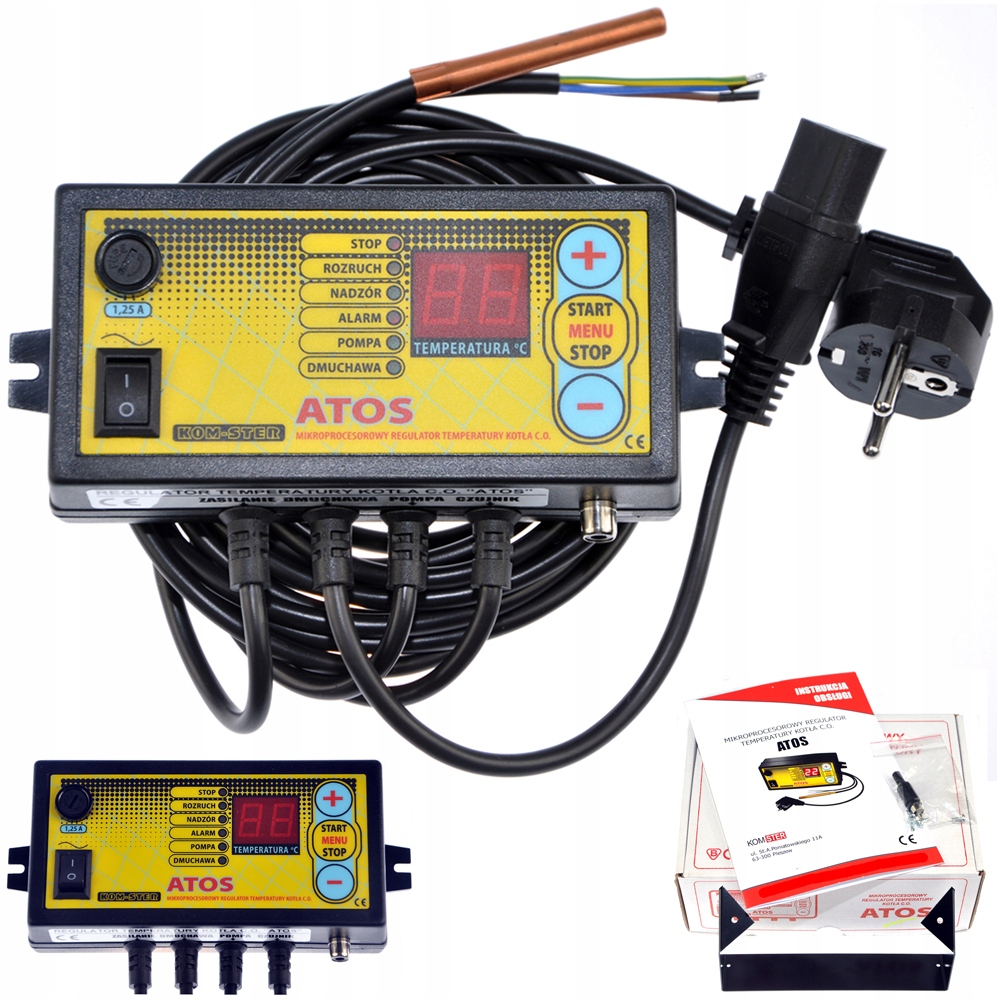 Regulator, sterownik do pieca c.o. ATOS - Nowość - 9414002087 ...