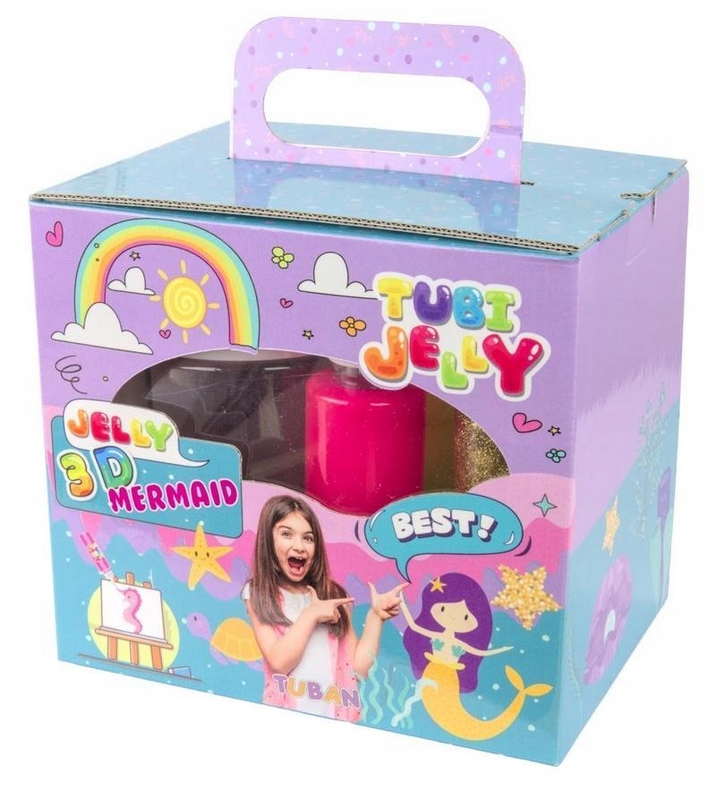 TUBI JELLY 6 KOL. + AKWARIUM - SYRENKA TUBAN - 13382370702 - oficjalne archiwum Allegro