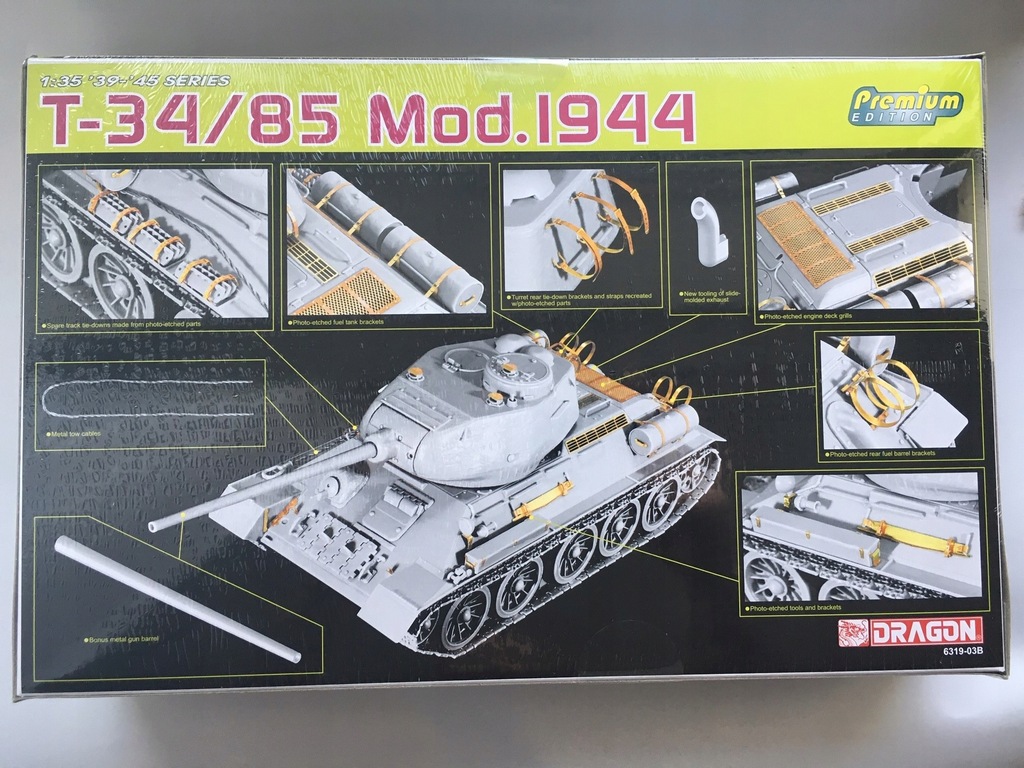 DRAGON 6319 T-34/85 Mod. 1944 (Premium Edition) - 7963932281 ...