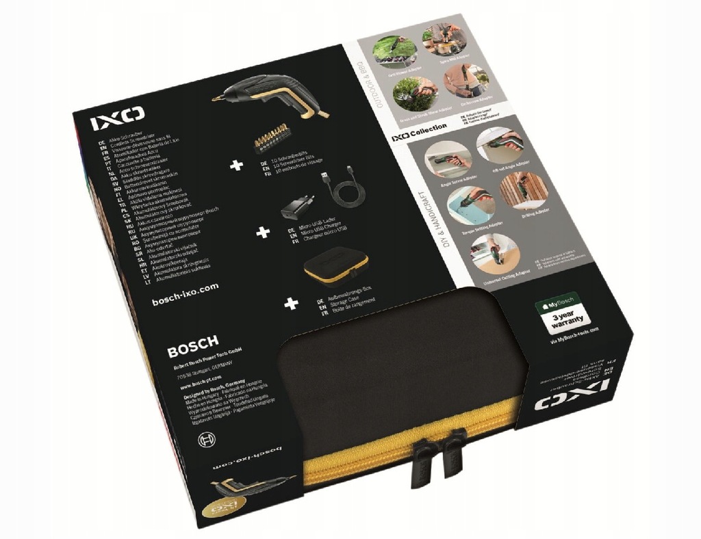 WKRĘTARKA IXO 5 GOLD BOSCH + 10 BITÓW + TORBA - 8022793963 - oficjalne ...