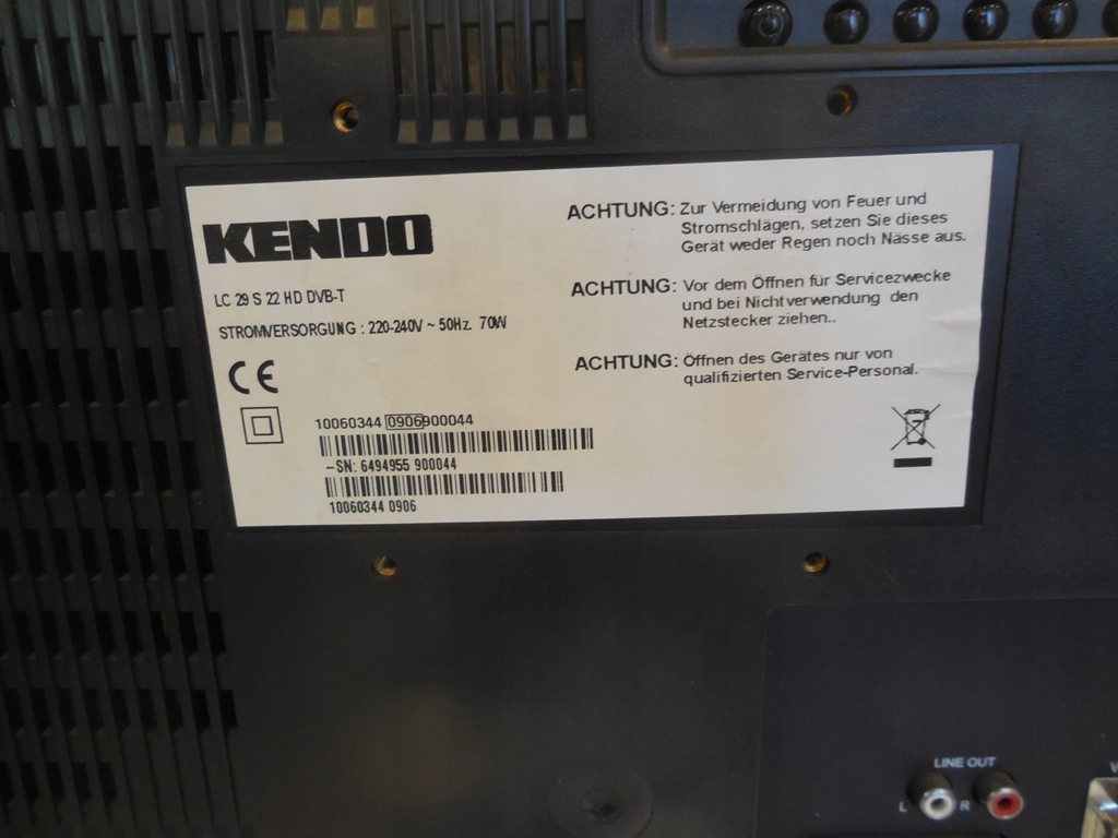 TELEWIZOR KENDO LC 29 S 22-HD DVB-T PC - 12377604367 - oficjalne archiwum Allegro