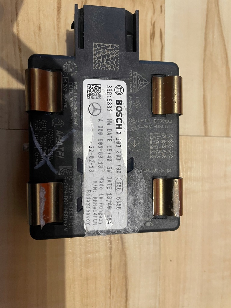 MERCEDES RADAR ZBLIŻENIOWY DISTRONIC A0009058913 - 13200384791 ...