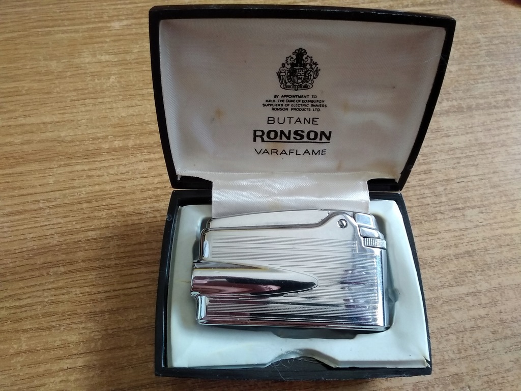 RONSON, MADE IN ENGLAND, Oryginalna zapalniczka - 12305712138 ...