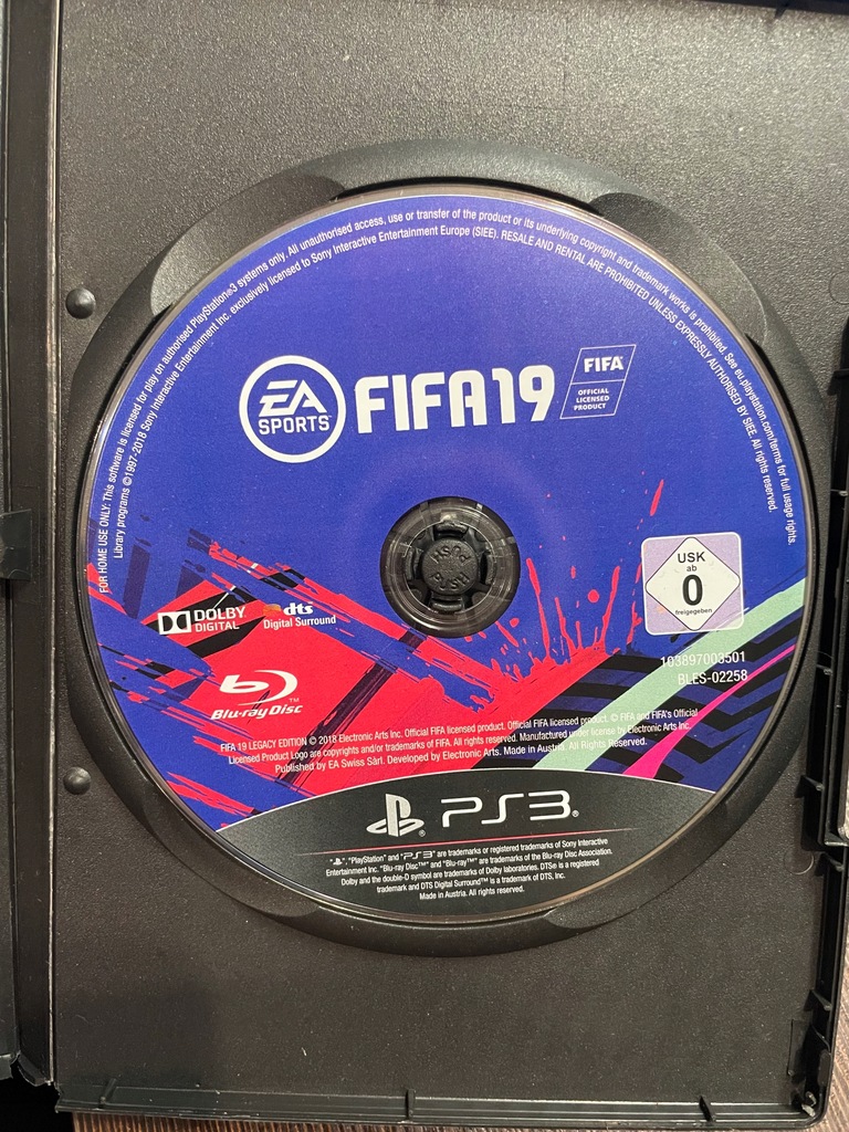 Fifa 19 PS3 igła bez rys - 12146466539 - oficjalne archiwum Allegro