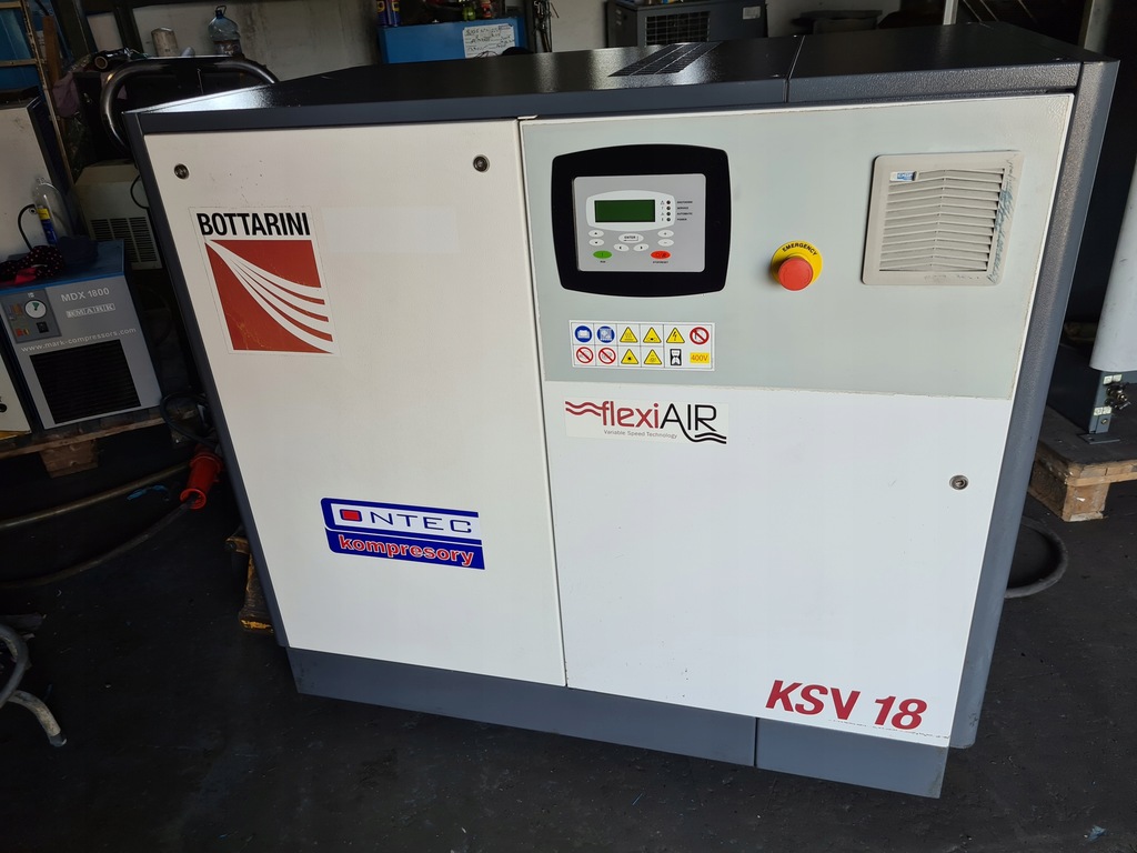 KOMPRESOR ŚRUBOWY BOTTARINI KSV 18, 22 KW - 12631624302 - oficjalne ...