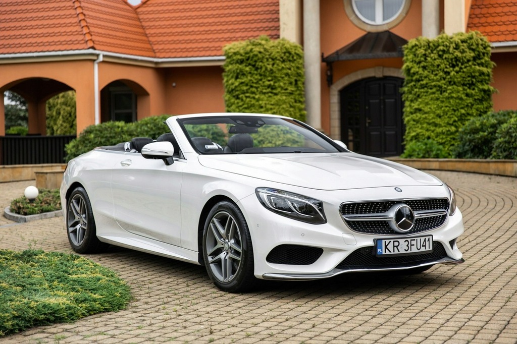 Mercedes S 500 Cabrio 4.7 V8 455 KM. Wydech Brabus - 13463108813 ...