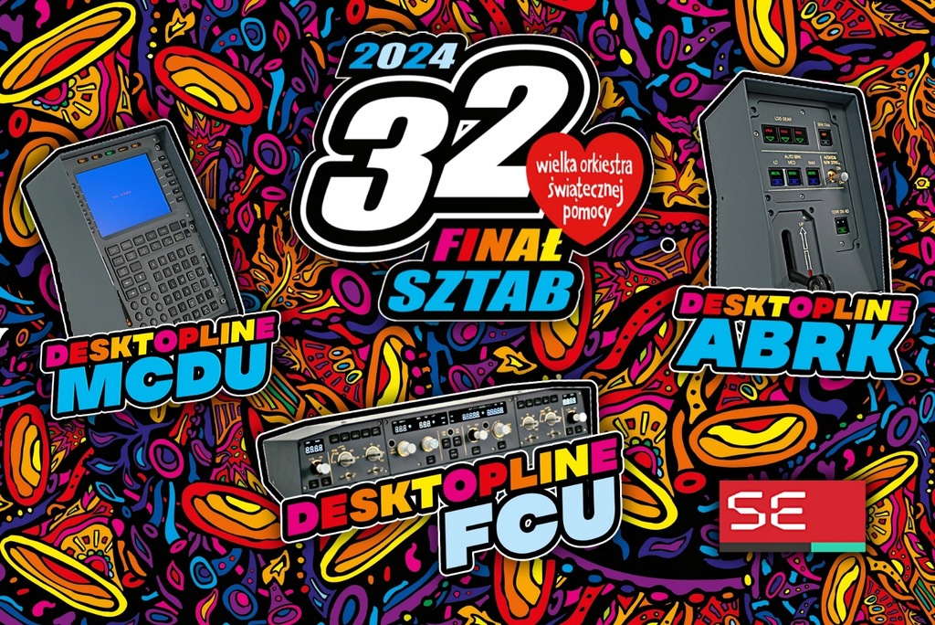 DESKTOPLine FCU + MDCU + ABRK do Airbus A320 - 15070529305 - oficjalne archiwum Allegro