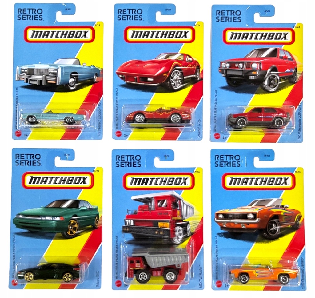 Matchbox Retro Series SET 6 Samochodów. - 14013023908 - oficjalne ...