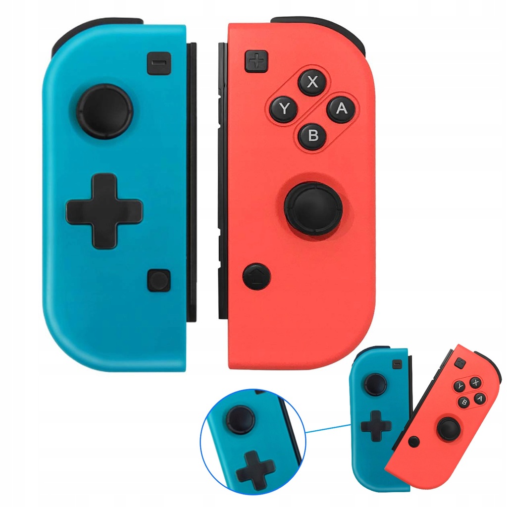 SWITCH SPLIT CONTROLLER BEZPRZEWODOWY UCHWYT DO GIER BLUETOOTH ...