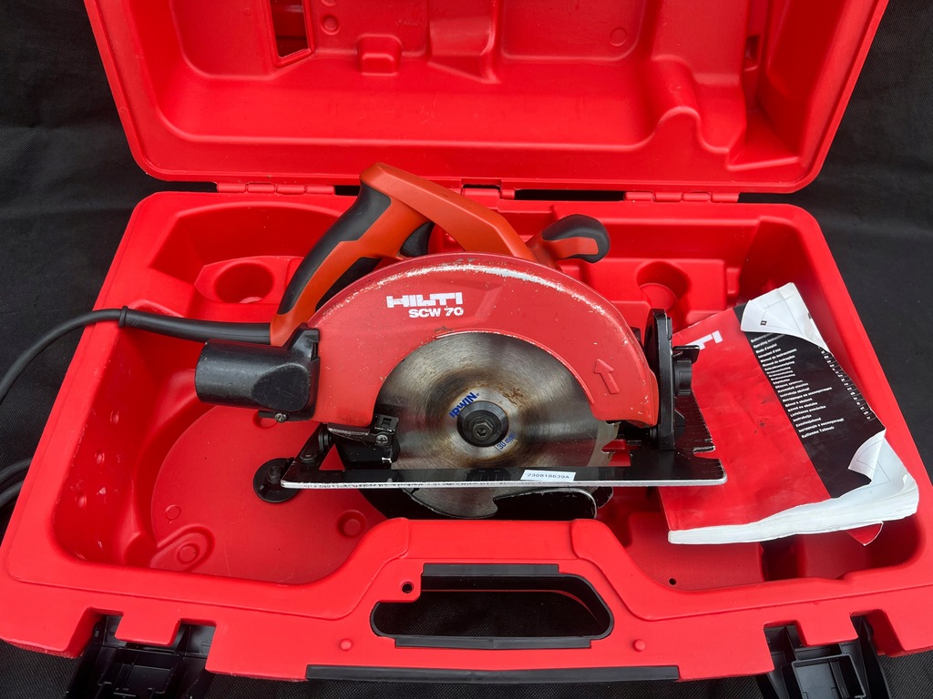 Piła Tarczowa Hilti SCW 70 Walizka - 14240465637 - oficjalne archiwum ...