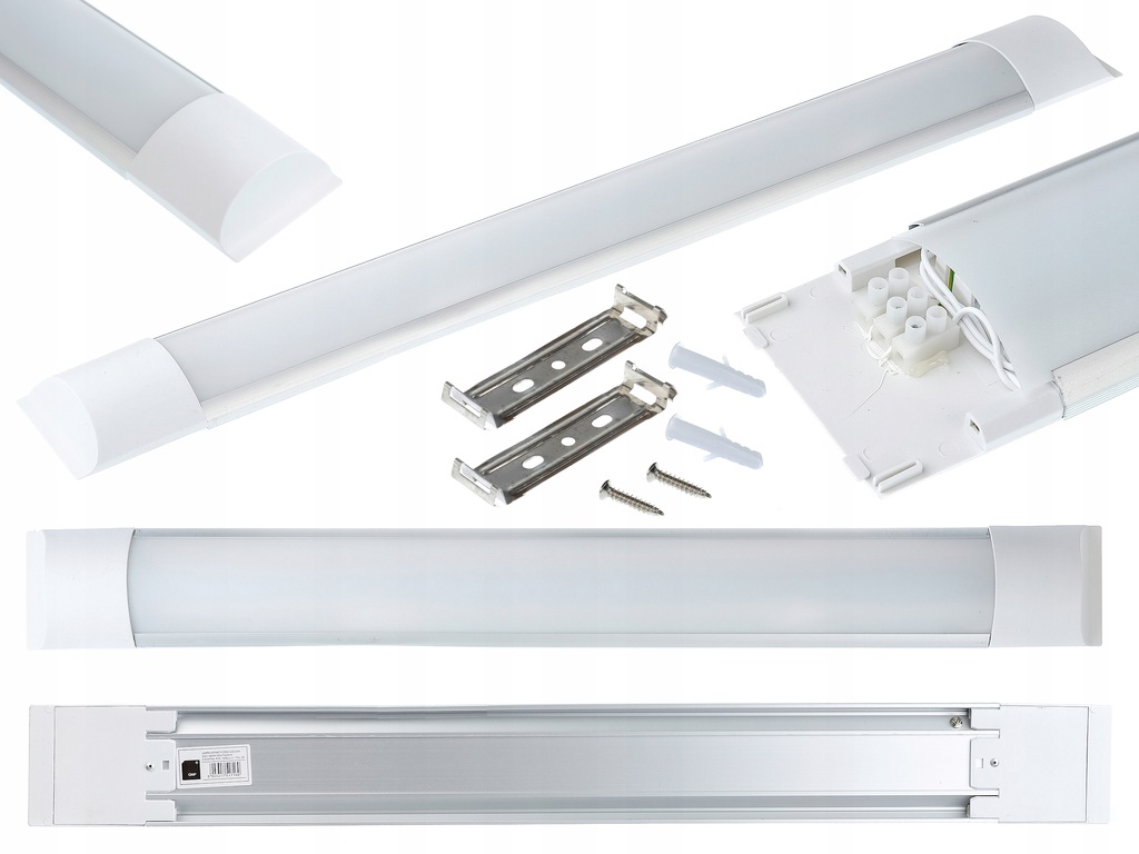 LAMPA LED 60CM NATYNKOWA PANEL OPRAWA ŚWIETLÓWKA B - 7641142036 ...