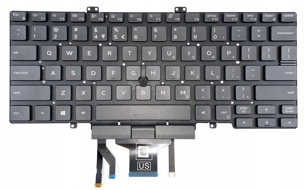 ORYGINALNA Klawiatura Dell Latitude 5400 H168J LED - 12436575225 ...