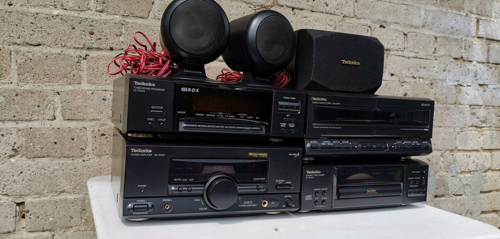 WIEŻA TECHNICS SE CH570 RDS KARAOKE PRO LOGIC - 9451686966 - oficjalne ...