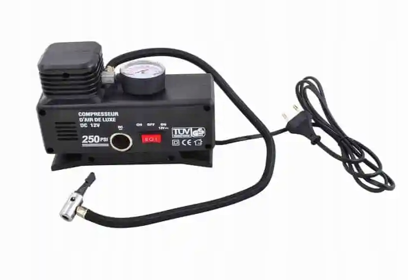 KOMPRESOR DO SAMOCHODU SPRĘŻARKA POMPKA 12V/ 230V - 12746474749 ...