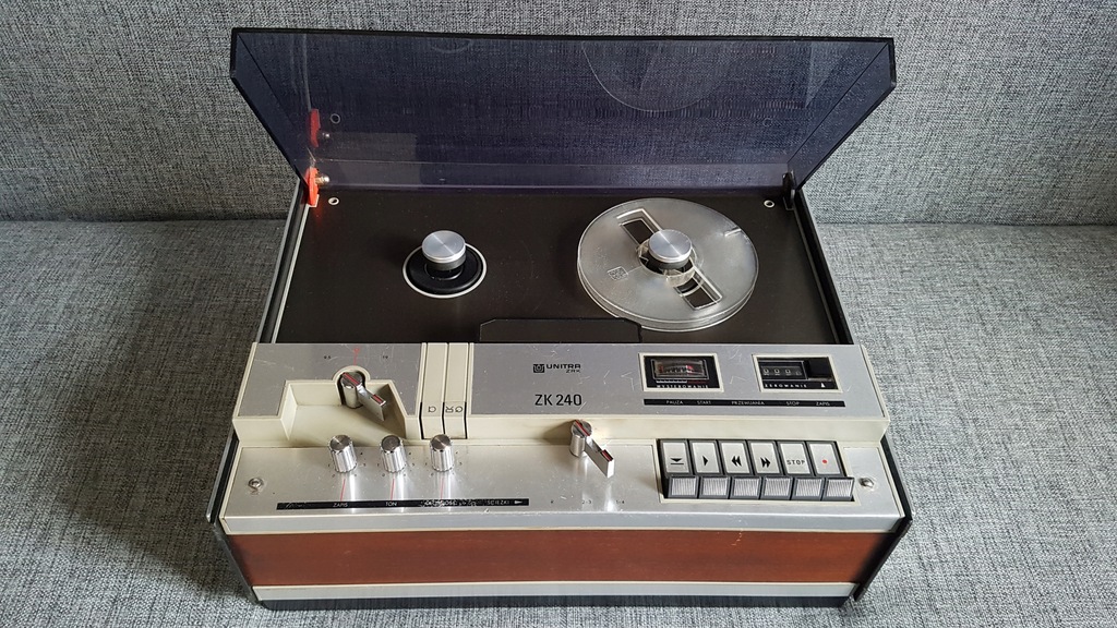 Magnetofon Szpulowy ZK 240 Unitra ORYGINAŁ SPRAWNY - 12660251234 ...