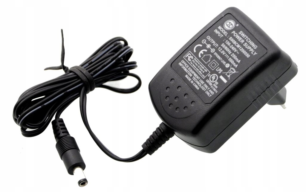 Zasilacz DC Intertek 12V 500mA 0.5A 6W do LED - 7584122324 - oficjalne archiwum Allegro