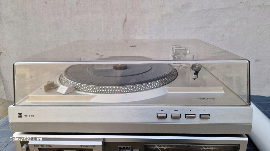 Gramofon Dual CS 528 srebrny - 13739716673 - oficjalne archiwum Allegro