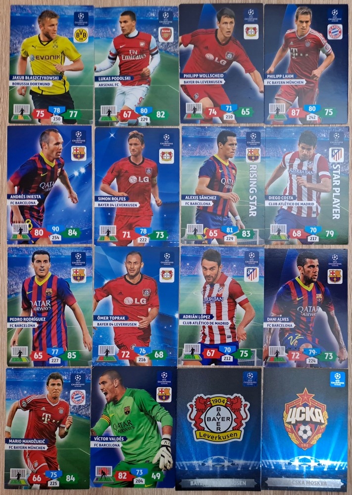 Karty UEFA CHAMPIONS LEAGUE 2013-2014 + klaser - 13037211183 - oficjalne archiwum Allegro