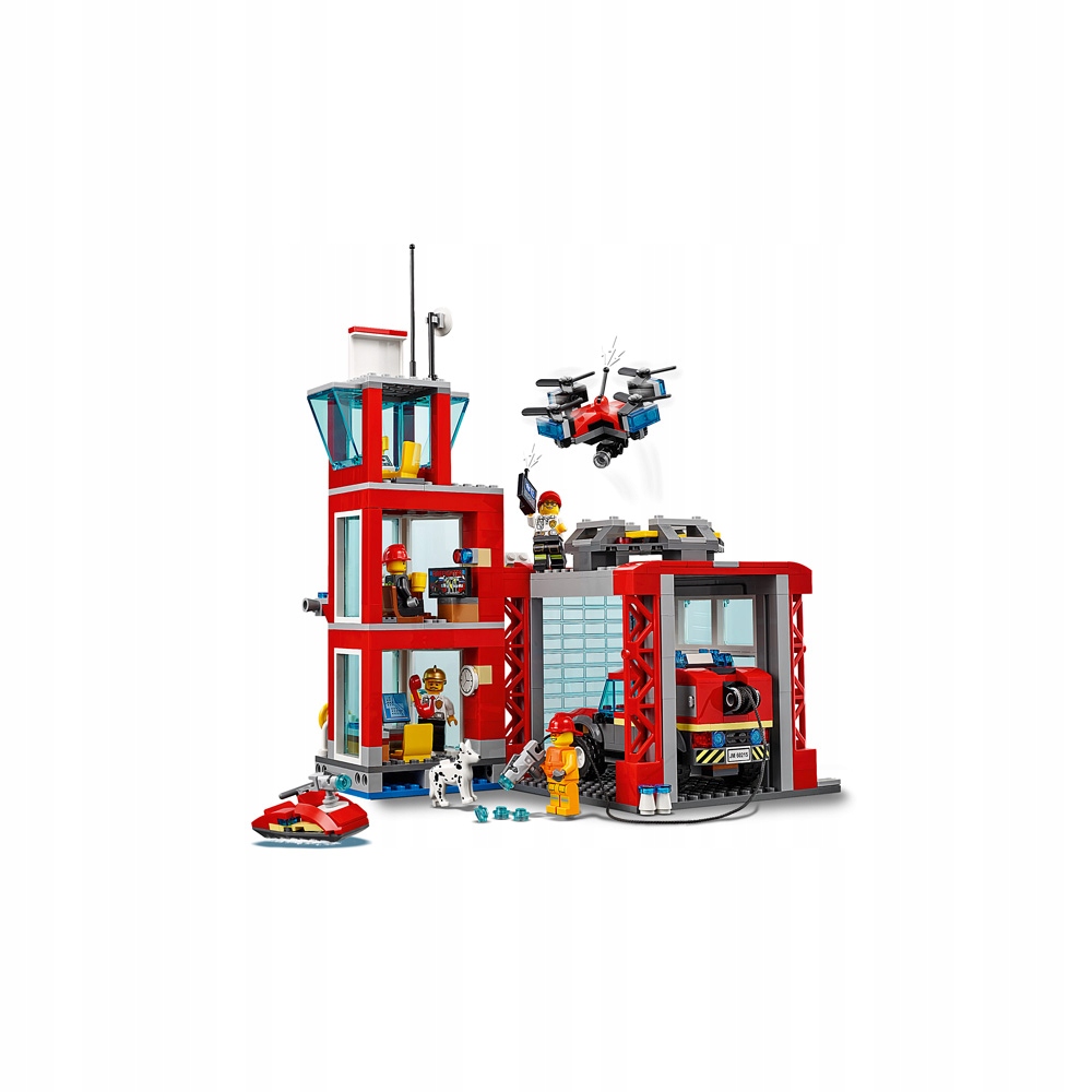 LEGO CITY 60215 Remiza strażacka + KATALOG 2019 - 7762763686 ...