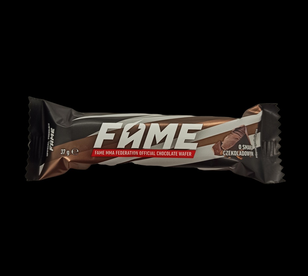 8 X BATON WAFEL FAME MMA CZEKOLADOWY 37g 8 SZTUK - 12470415716 ...