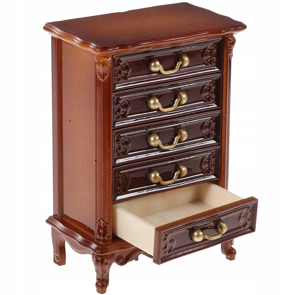 Mini Chest Drawers Tiny Cabinet Doll House Locker - 14221265854 ...
