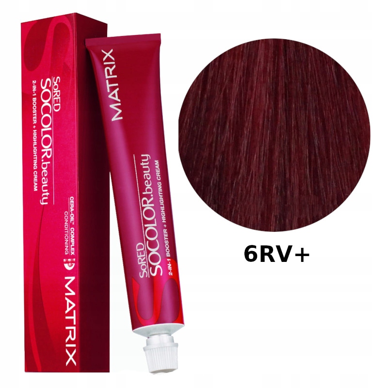 MATRIX SOCOLOR SO.COLOR FARBA DO WŁOSÓW 6RV+ 90ML - 7478531605 ...