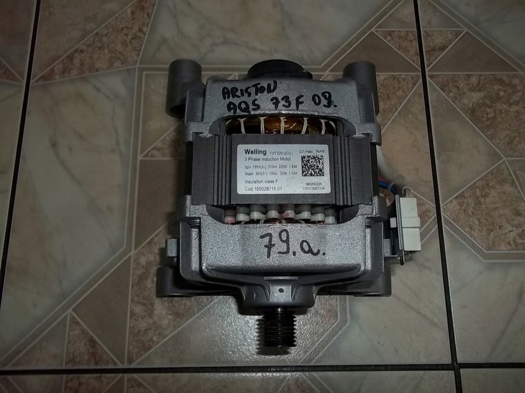 Nr 79a Silnik Pralki ARISTON YXT220-2C L - 11090183524 - oficjalne ...
