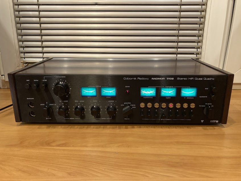 Amplituner Unitra RADMOR 5102 czarny po renowacji - 13943891896 ...