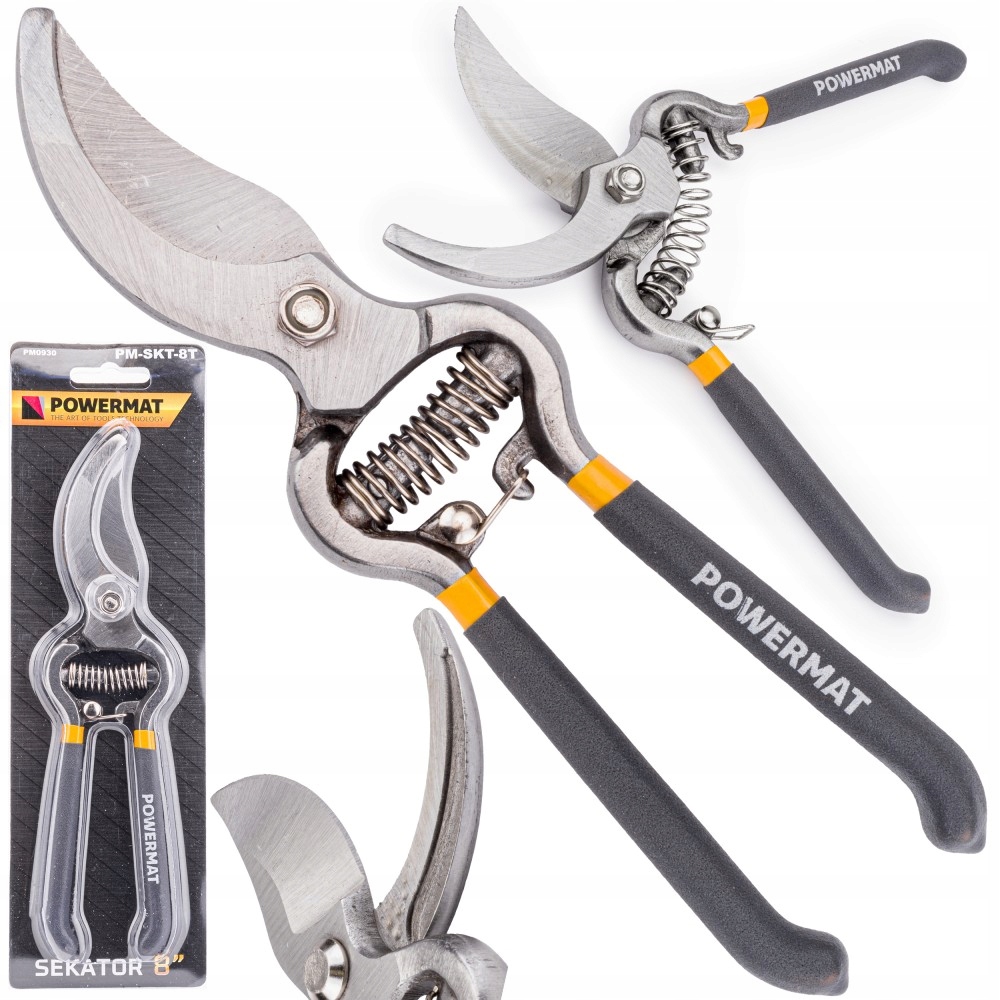 Sekator ogrodowy nożyce 8" PM-SKT-8T POWERMAT - 13191571622 - oficjalne archiwum Allegro