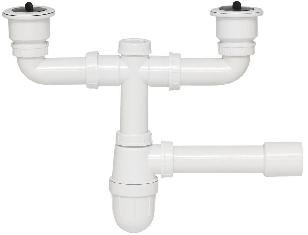 GUMOPLAST SYFON ZLEWOZMYWAKOWY PODWÓJNY 50MM - 7311904134 - oficjalne ...