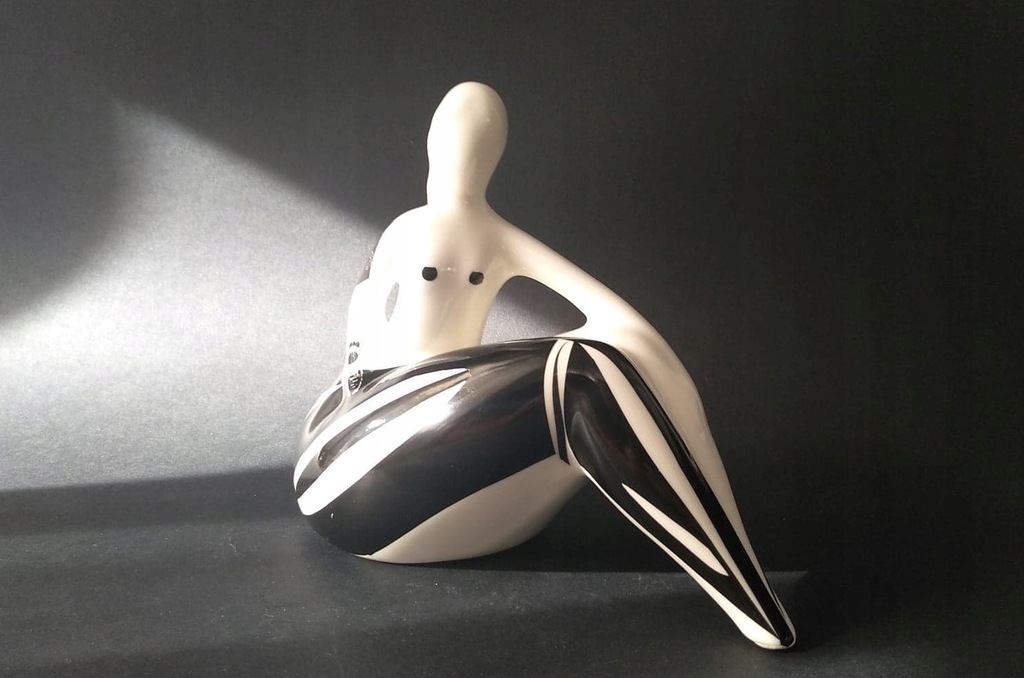 Art Deco Figurka Syrenka Ćmielów DESIGN PRL UNIKAT - 8466057387 ...