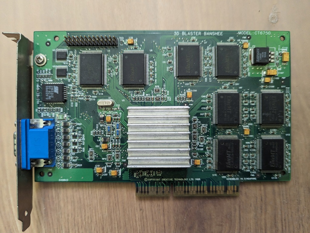 Karta graficzna Creative 3D Blaster Banshee CT6750 - 14077020005 ...