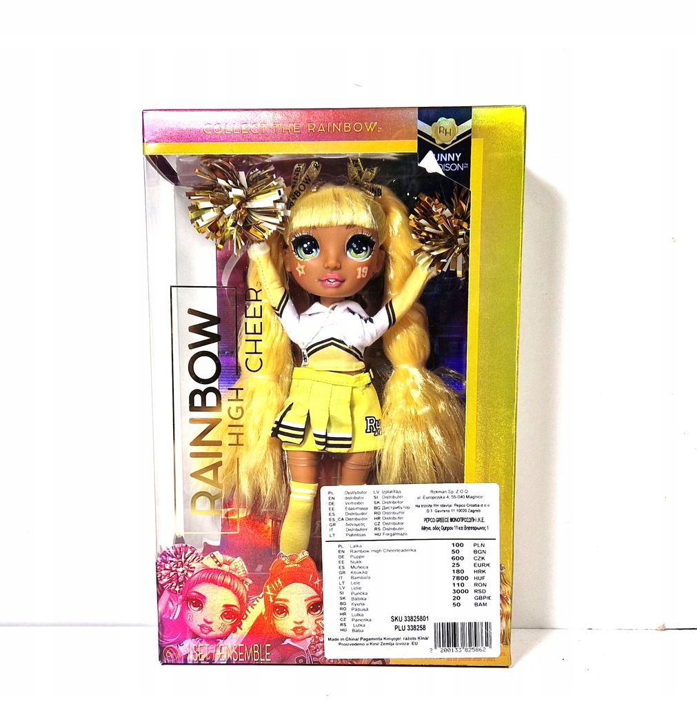 Rainbow High Cheer Doll Sunny Madison 572053 - 12872878508 - oficjalne ...