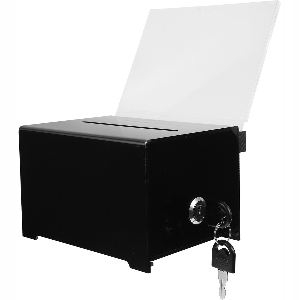 VOTING BOX WITH LOCK DONATION BOX FOR FUNDRAISING - 14799434133 ...