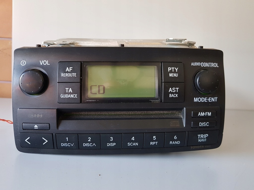 radio cd toyota corolla e12 - 12382282852 - oficjalne archiwum Allegro
