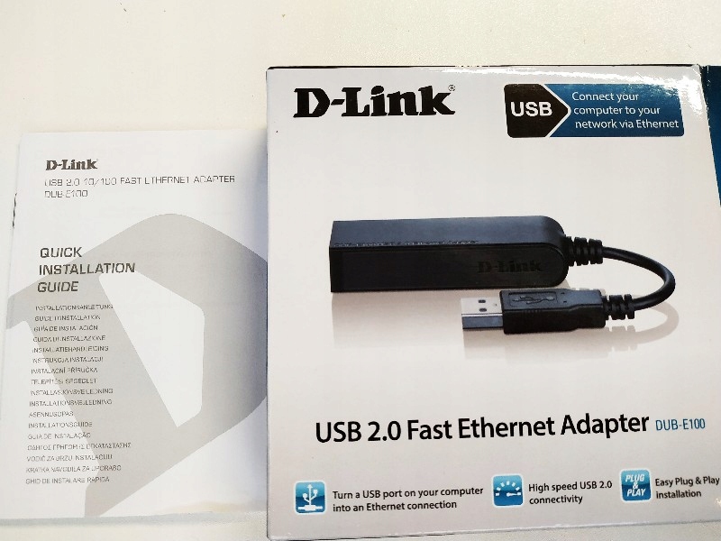 ADAPTER USB - ETHERNET D-LINK DUB-E100 CZARNY - 12571063239 - oficjalne ...