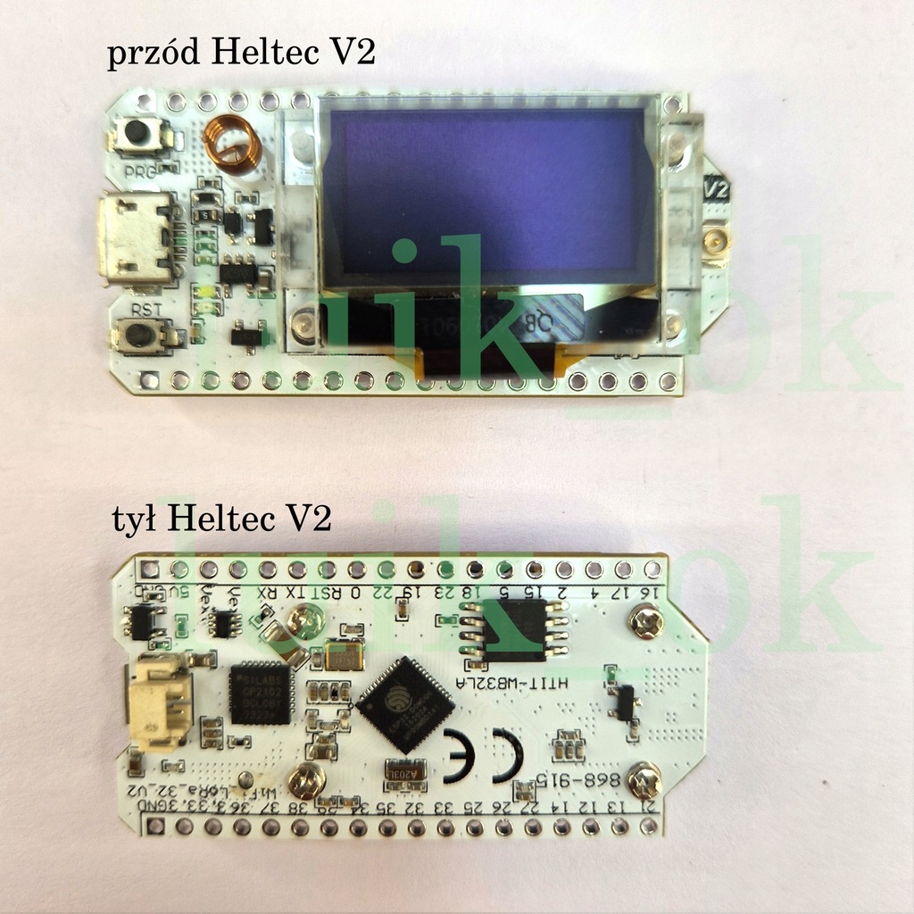 Meshtastic Heltec V2 868 MHz + podstawowa antena | OLED 0.96' Bluetooth ...