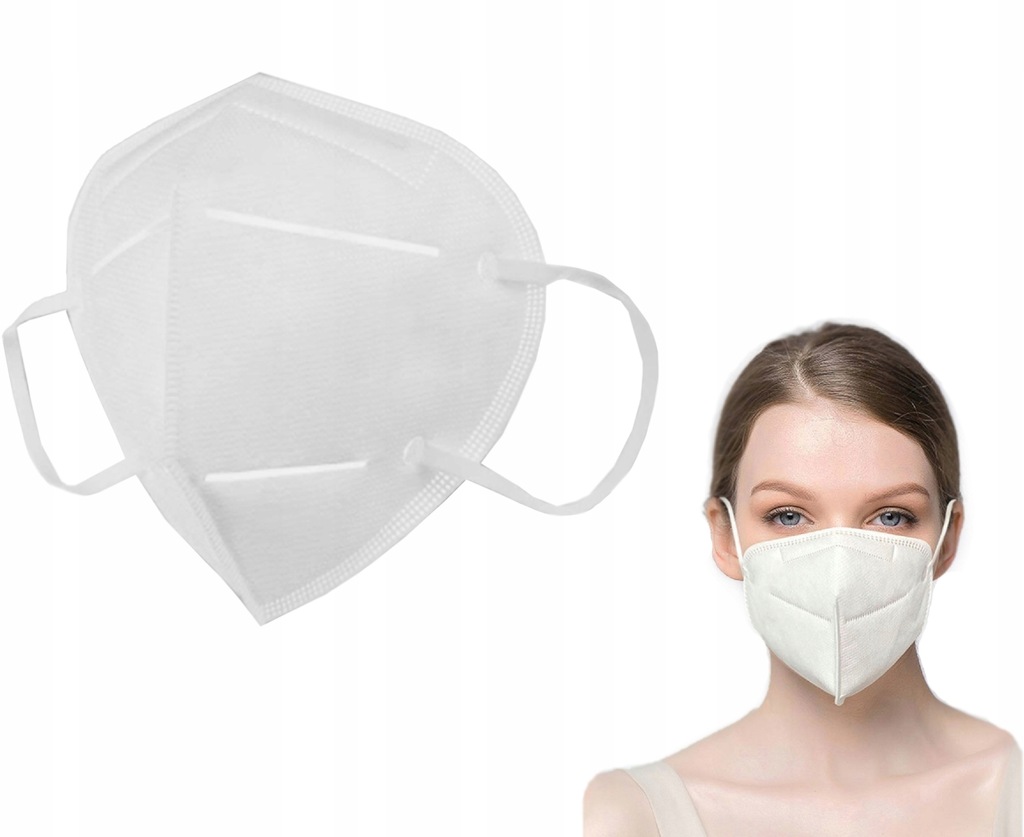 MASKA KN95 2000 SZT MASECZKA OCHRONNA WIELORAZOWA - 13967330843 ...