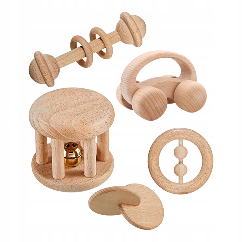 Rattles toys montessori Toys Wooden Rattle toy - 12981733370 ...